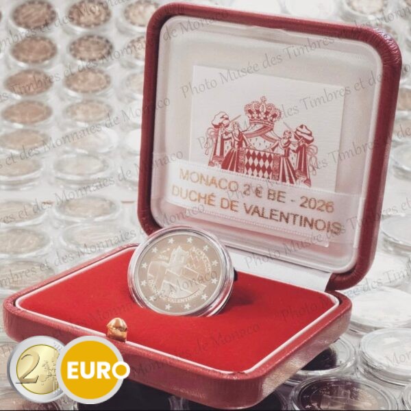 2 Euro Monaco 2026 Herzogtum Valentinois PP | 2eurogedenkmunzen.de