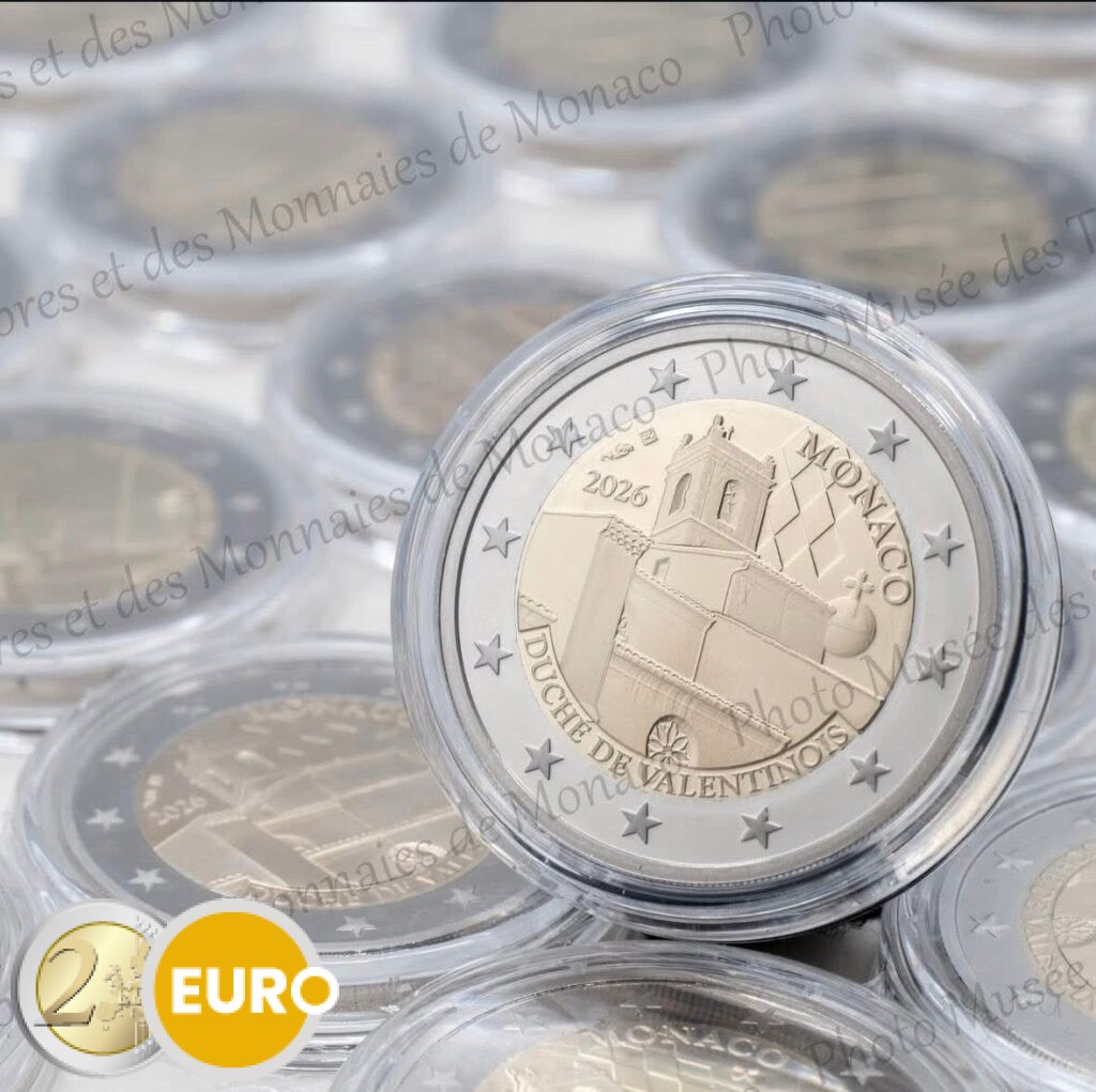 2 Euro Monaco 2026 Herzogtum Valentinois PP | 2eurogedenkmunzen.de